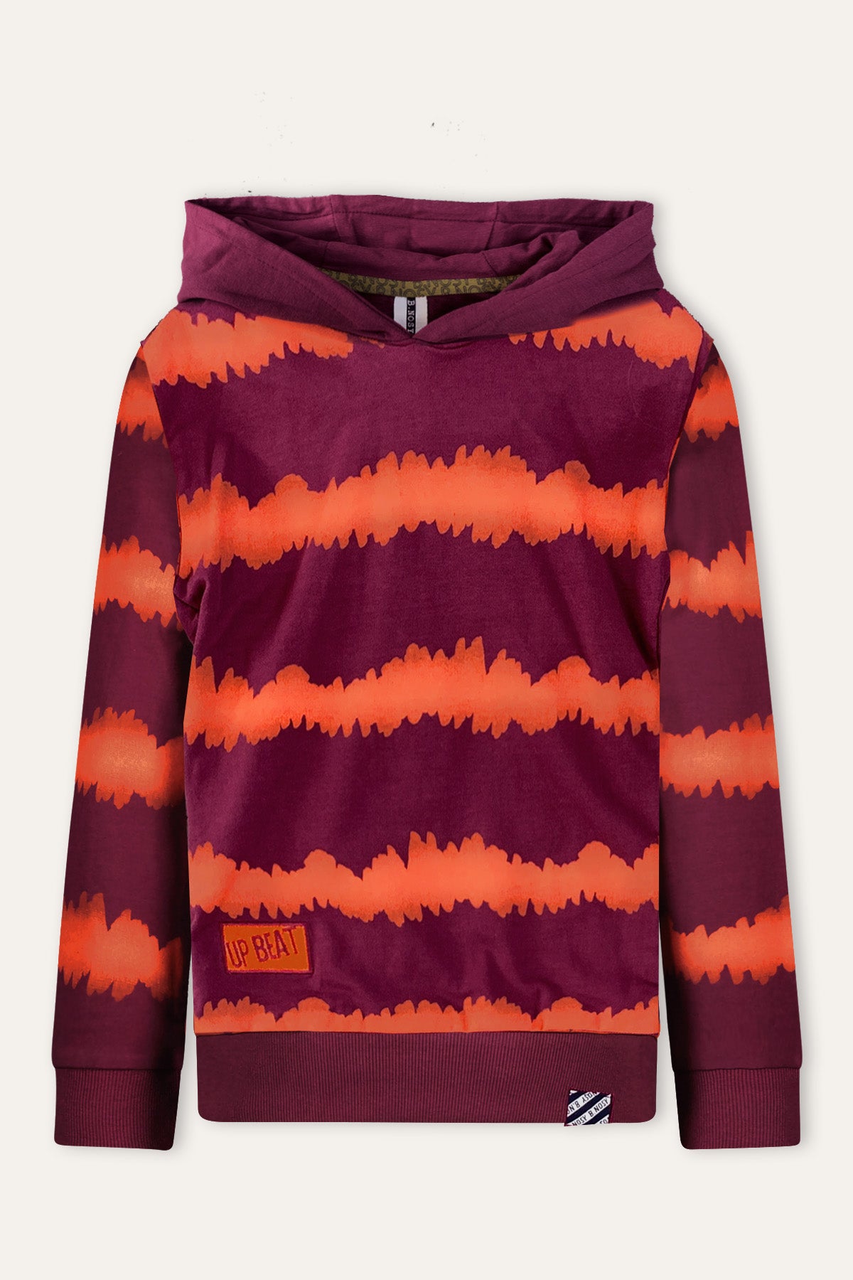 B.Nosy | Steve Print Sweater Rood / Oranje